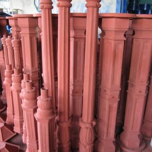 Single head European Vintage Lamp post Cast Iron Outdoor Light pole