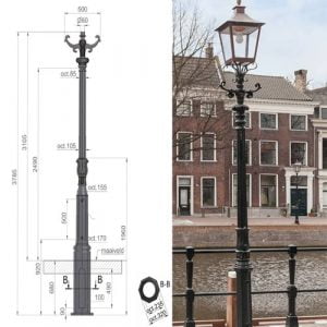 Cast iron lamp post Suppliers and Manufacturers - Casting parts Foundry