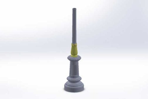 What is Lamppost component and How to manufacture and casting?