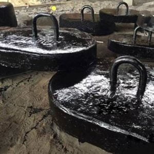 OEM Cast Iron Mooring Sinker, Counterweight for Marine Industry