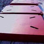 Cast Iron Marine Ballast Counterweight Commercial, OEM casting Foundry