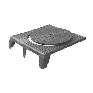 High quality Cast iron Kerb Gully Grate Drainage 800x840mm Class C250