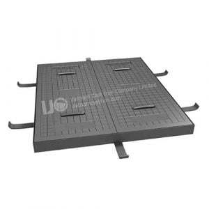 Ductile Iron Telephone Service Square Manhole Cover Plate Frame B125