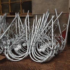 Victorian Urban Lamp post with Curve Arm Argentina Lighting Style