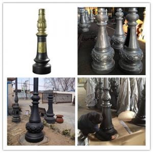 Hive Ornate Black Royal Lamp Post Base Commercial - Supply Bulk