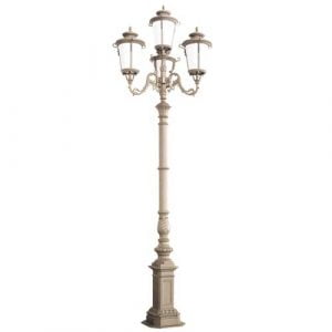 Buy Victorian Gold Quad Lighting Patio Lamp Post Commercial