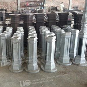 Customized Cast Aluminum Lamp Post Parts, Lighting Pole Accessories
