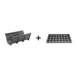 Cast Iron Slide Out Channel Cover 980x550x395 D400 Grating for sale