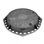 Ductile iron Extractor manhole cover 850mm Class E600 for sale