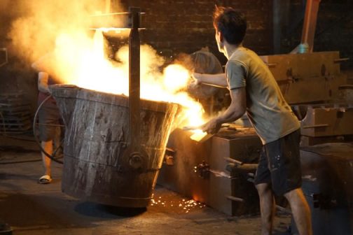 Foundry safety & foundry health hazards in metal casting workshop